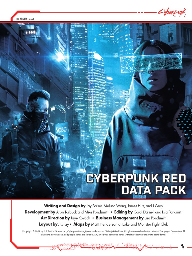 CP3021 Cyberpunk RED - Data Pack - Booklet (OEF) (2021-10-01) | PDF