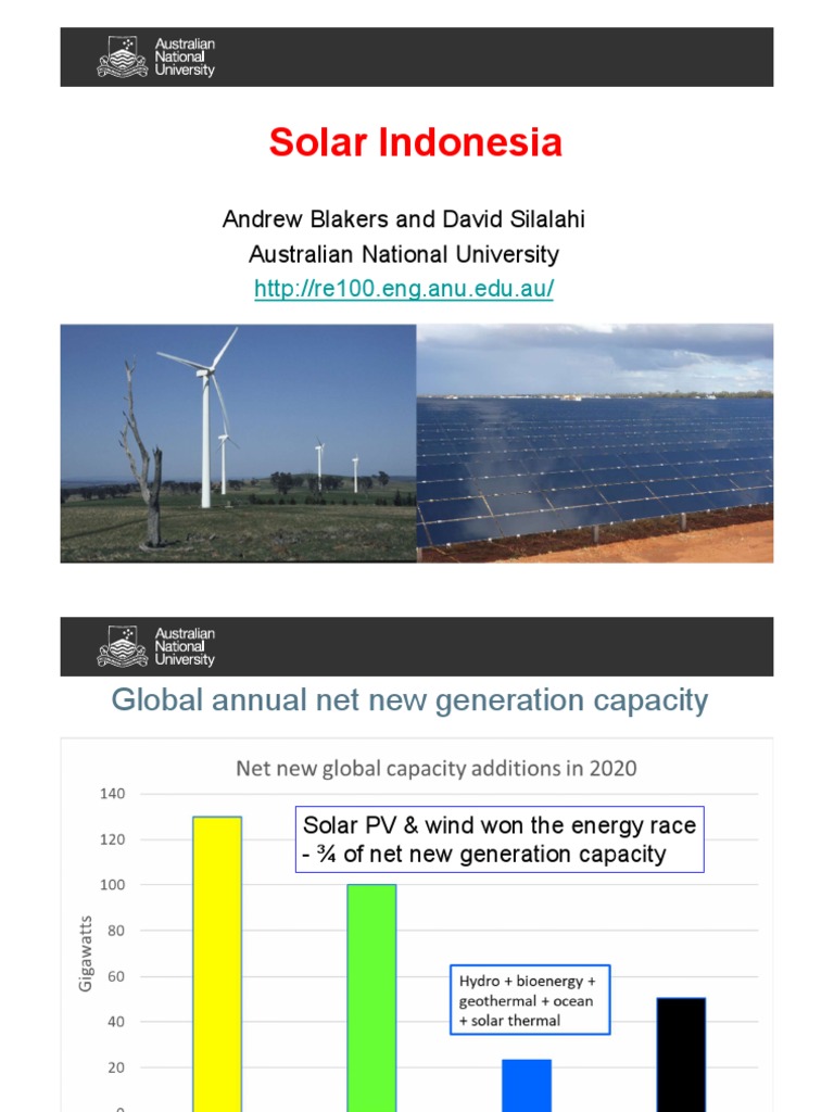 Andrew Blakers & David Silalahi - Solar Indonesia | PDF | Solar Power ...