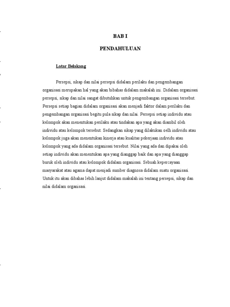 Persepsi Sikap Dan Nilai - Ipx | PDF