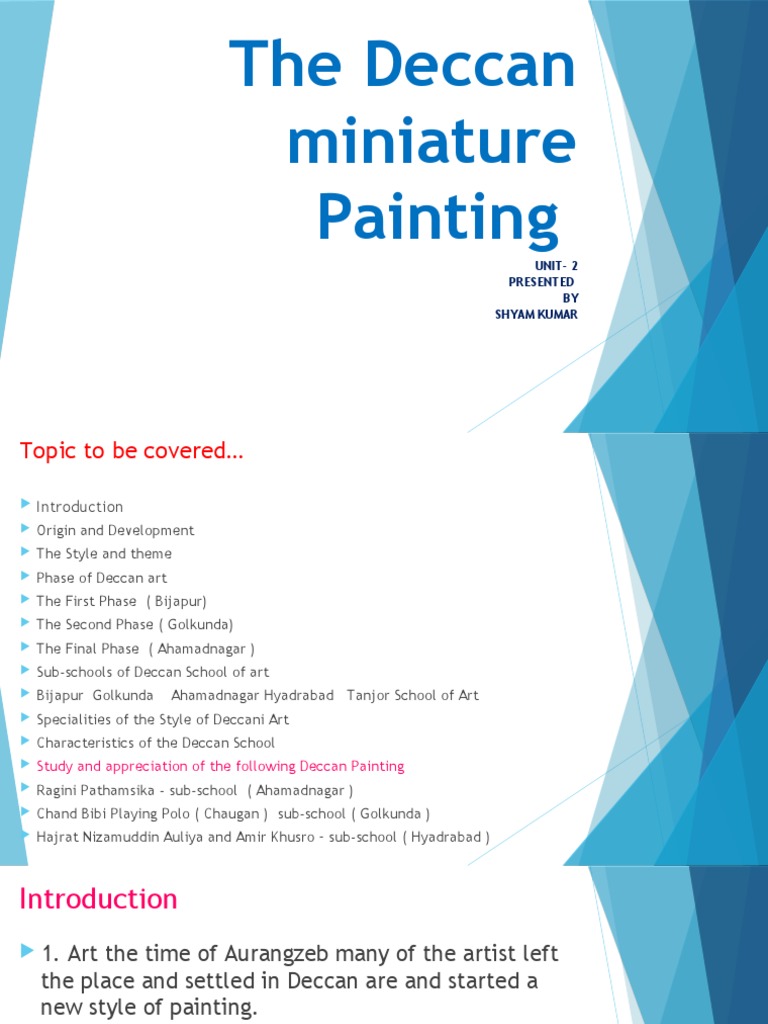 12th Deccani Miniature Painting | PDF | Paintings