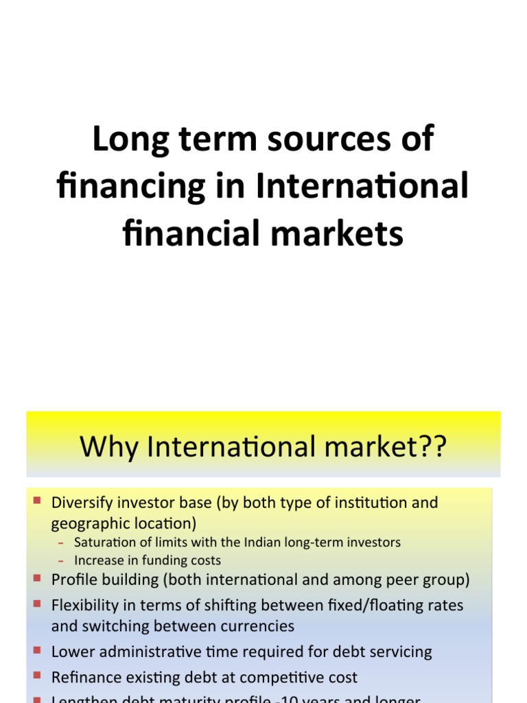 3 - Long Term Sources of Finance | PDF | Bonds (Finance) | American ...