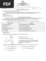 q2 Cot Filipino Week 2 Patinig Katinig | PDF