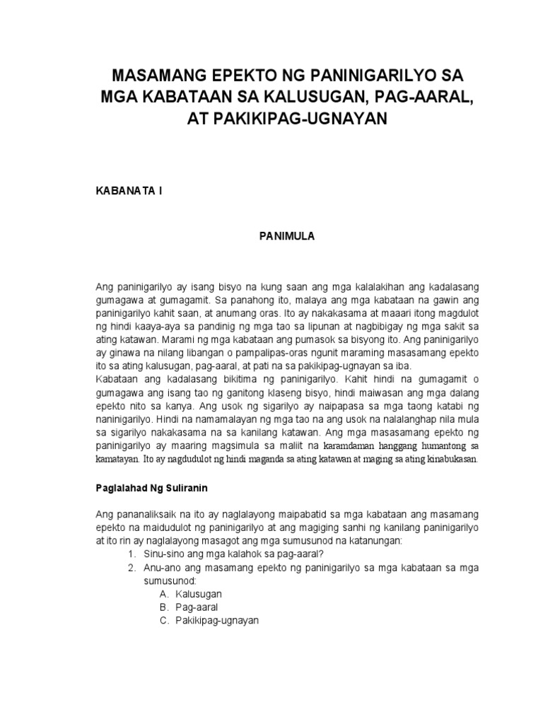Thesis 3 Example | PDF