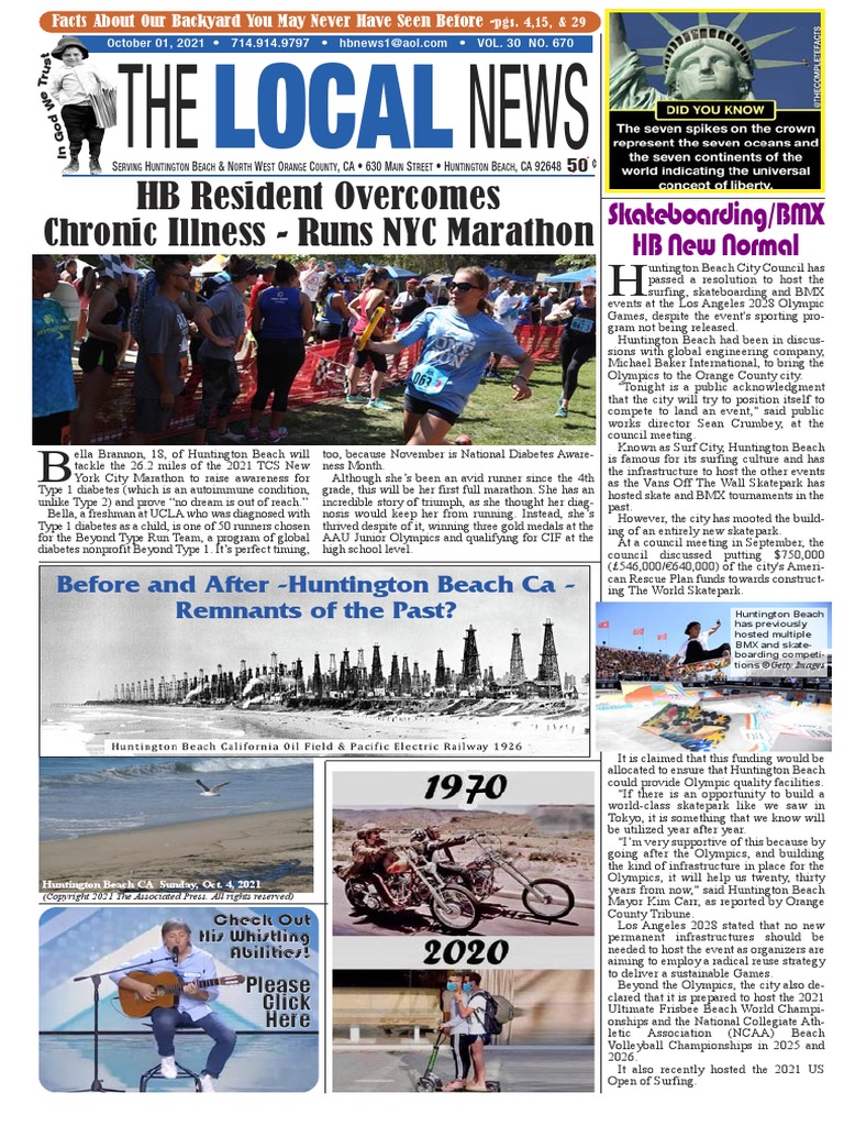 The Local News, October 01, 2021 W/ Website Links | PDF | Poison | Nausea