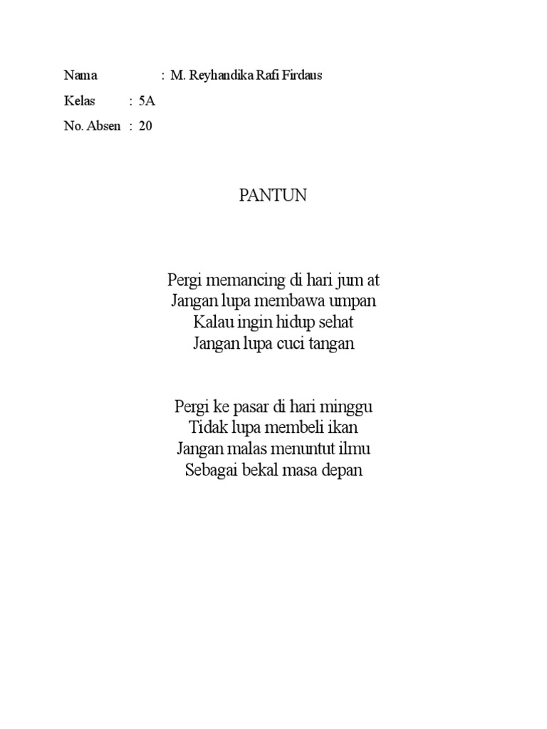 Pantun | PDF