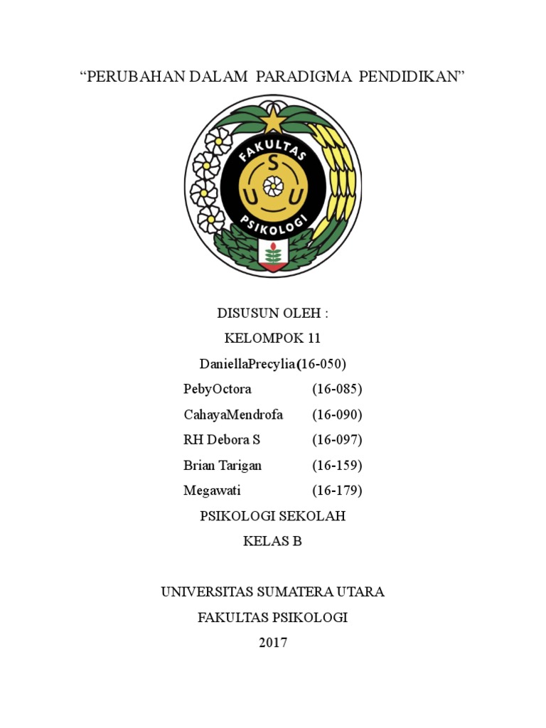 Perubahan Paradigma Pendidikan Modern | PDF