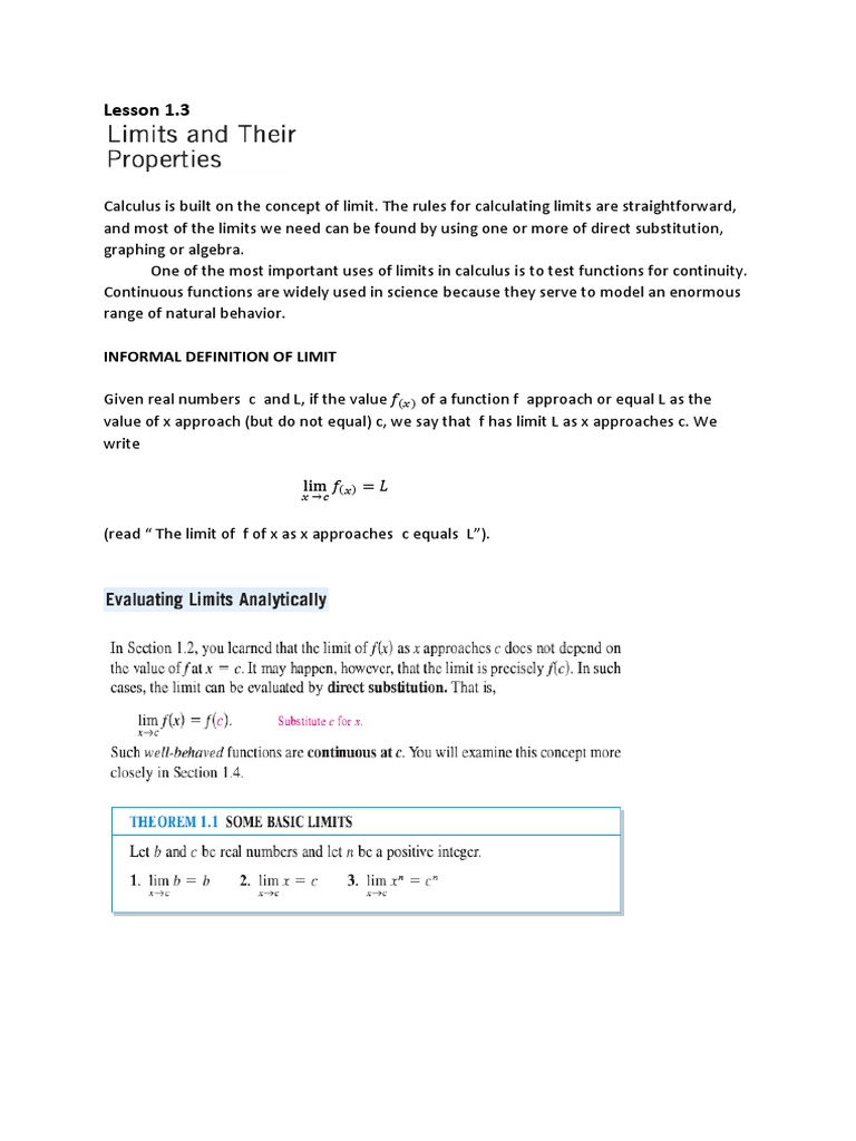 Math 1e Lesson 1.3 1.4 1.5 1.6 | PDF | Function (Mathematics ...