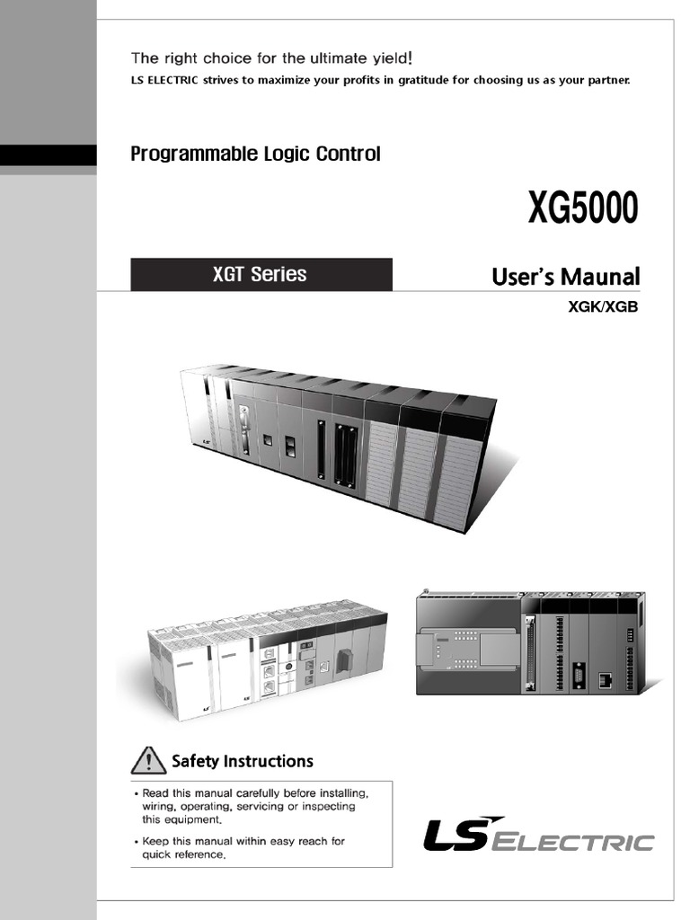 XG5000 Help | PDF | Programmable Logic Controller | Electrical Wiring