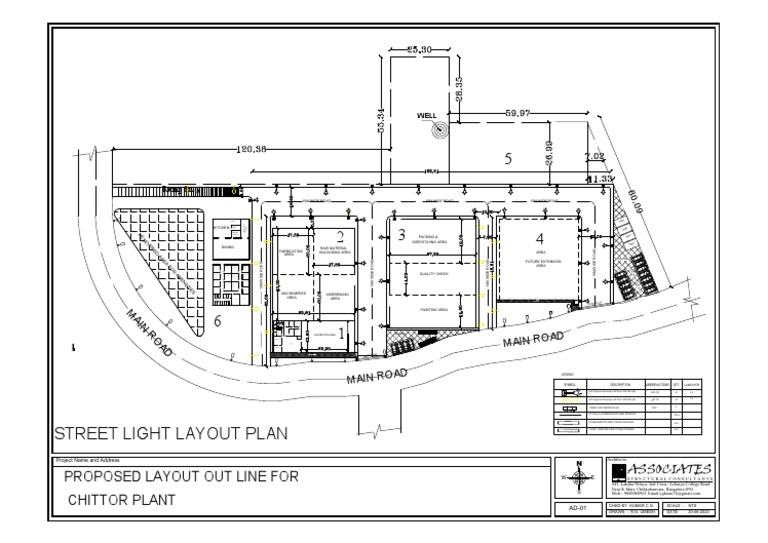 Street Light Layout Outline - 24!06!2020 | PDF | Buildings And Structures