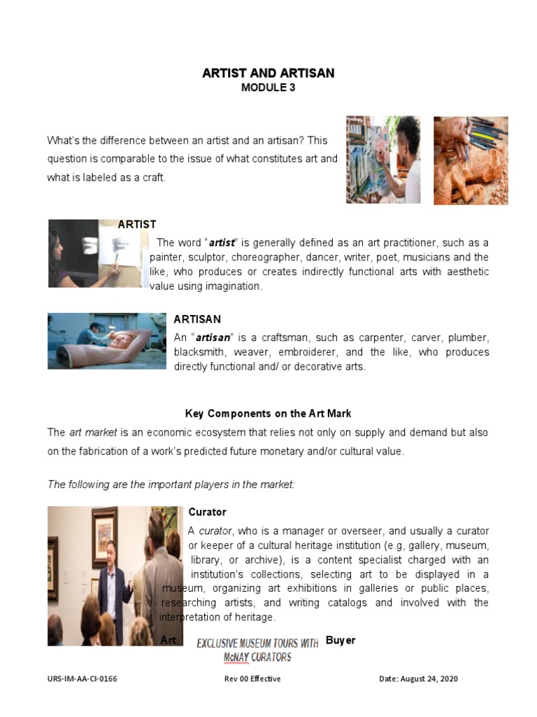 Humanities Module 3 | Download Free PDF | Curator | Creativity