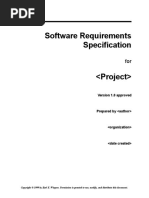 Functional Specification Document Template | PDF | Application Programming Interface ...