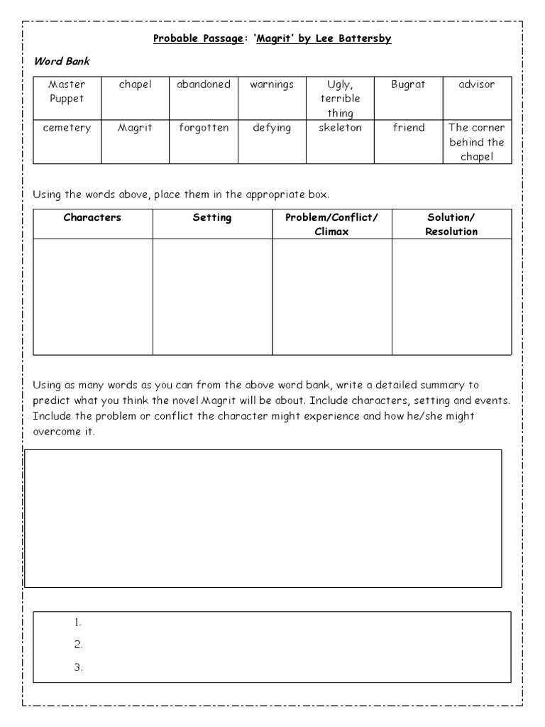 Probable Passage Magrit | PDF
