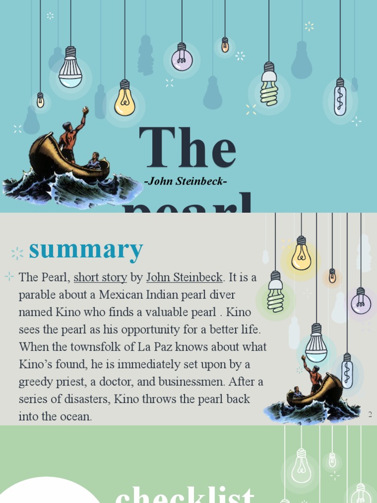 The Pearl The Pearl: - John Steinbeck | PDF