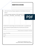 Leave Account Format for Government Employees | PDF