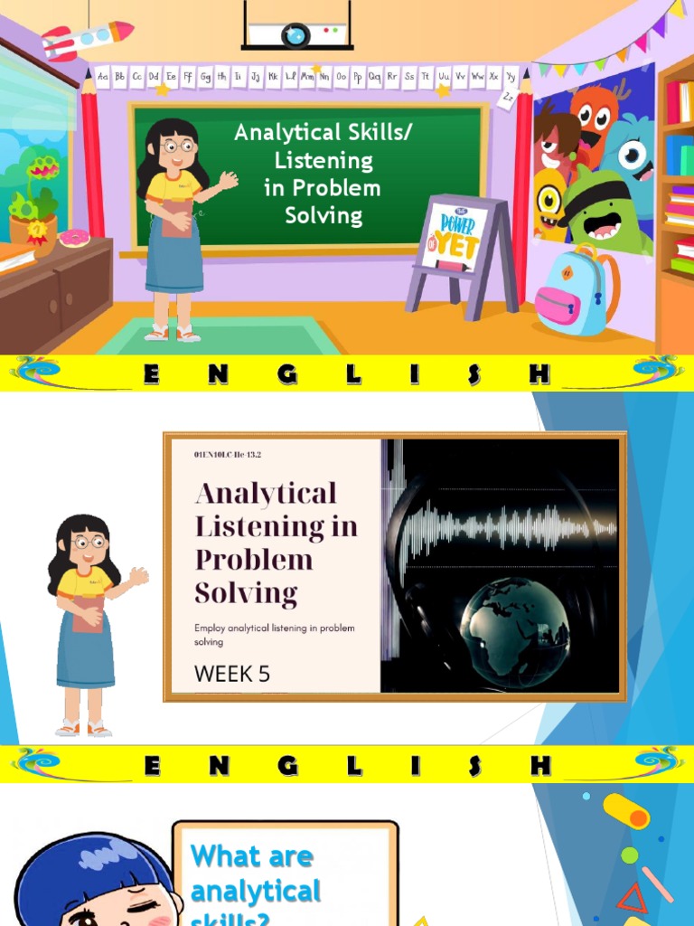 Analytical Skills and Listening in Solving Problems | PDF | Critical ...