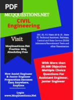 Geotechnical Engineering MCQs and Answers | PDF | Geotechnical Engineering | Strength Of Materials