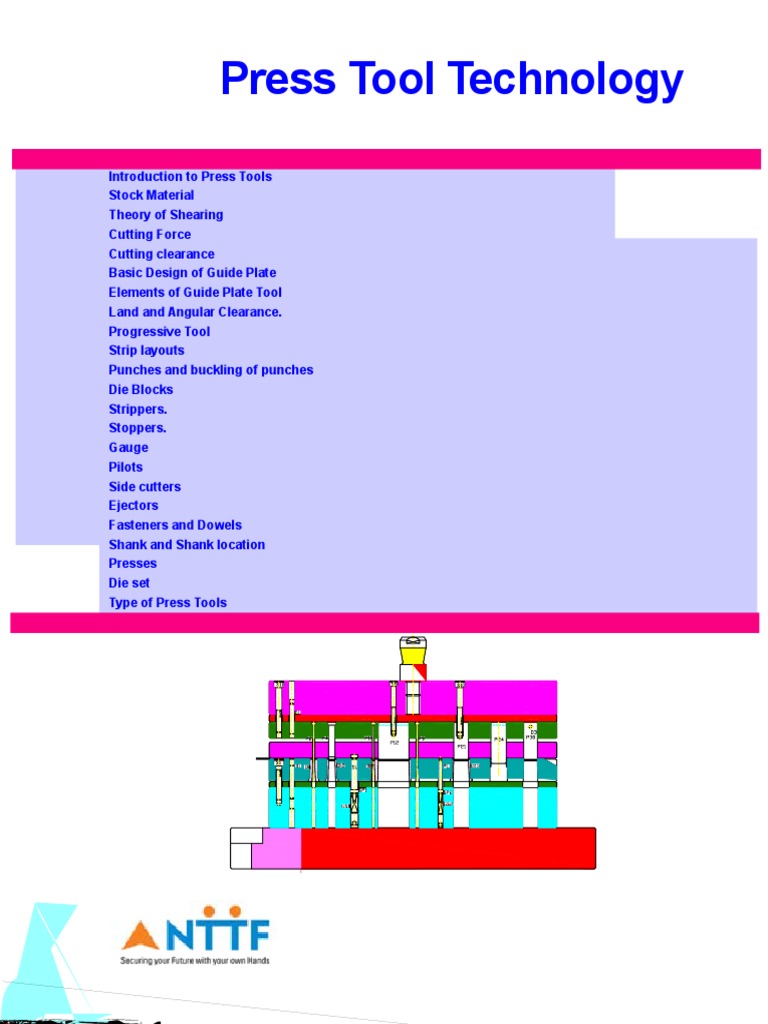 Press Tool Tech | PDF | Sheet Metal | Steel