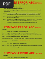 Gyro Error Guide | PDF | Compass | Metrology
