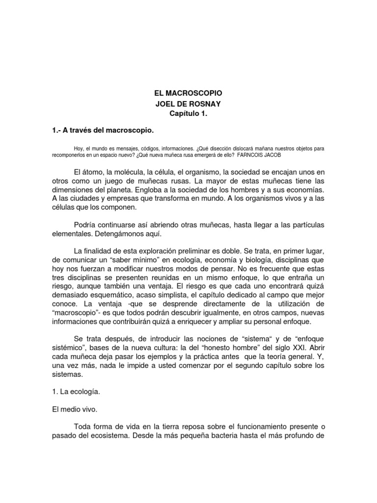 El Macroscopio | PDF | Tierra | Agua