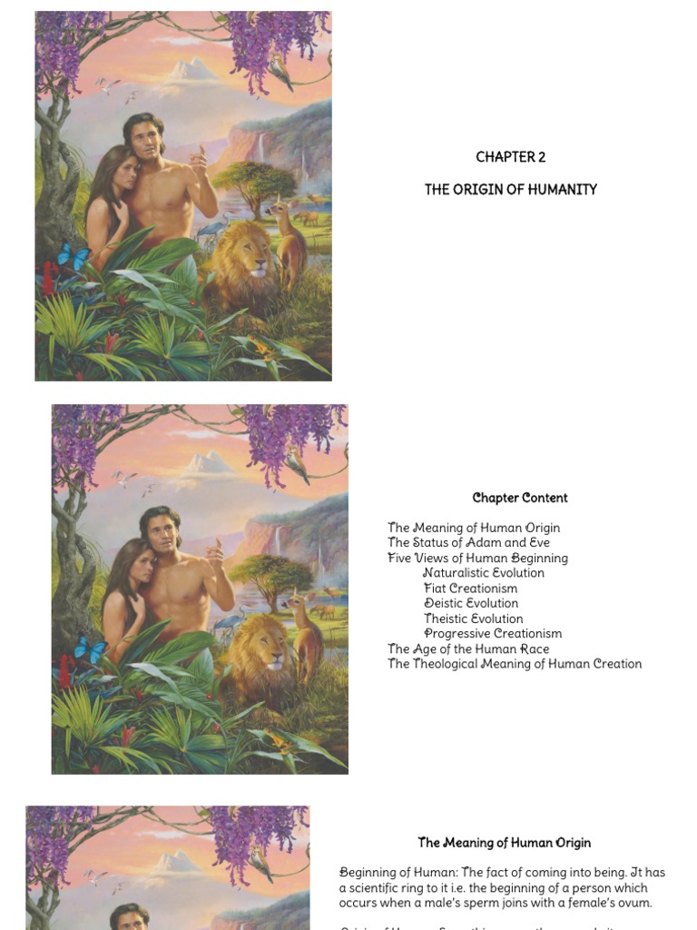 The Origin of Humanity | Download Free PDF | Creationism | God