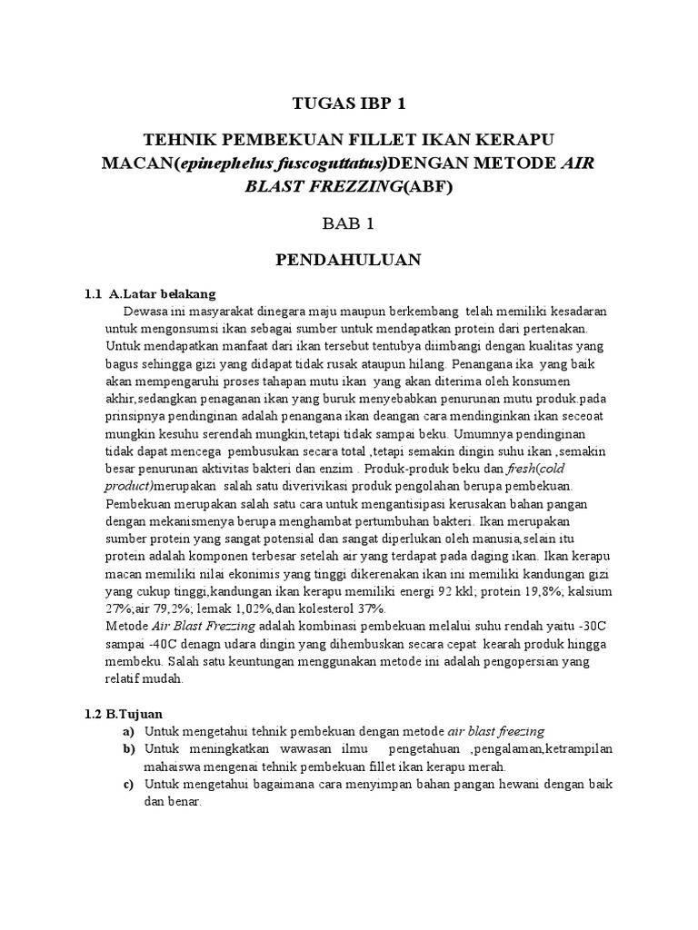 Tugas Ibp 1-2 | PDF