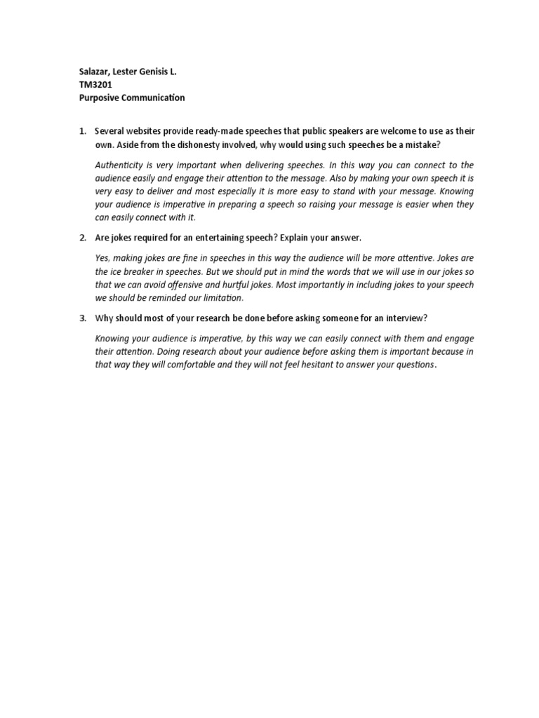 Purposive Communication Midterm | PDF Purposive Communication Midterm | PDF