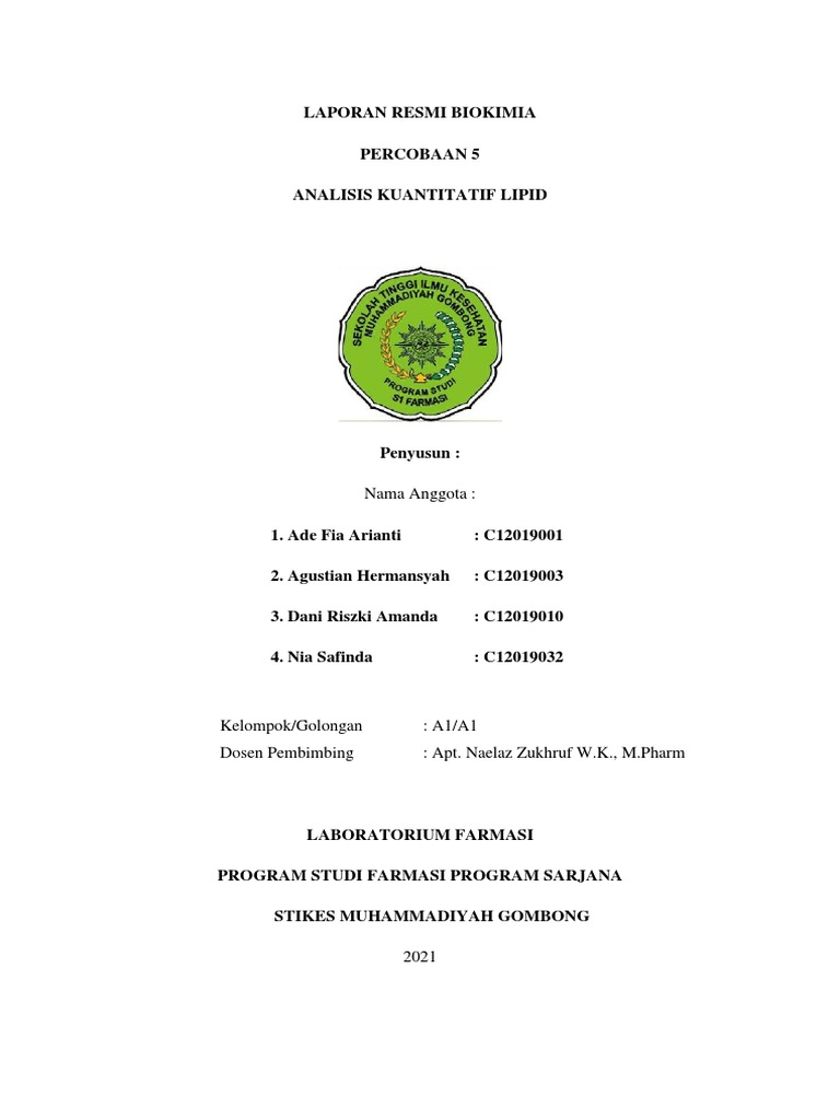 Biokimia Lapres | PDF