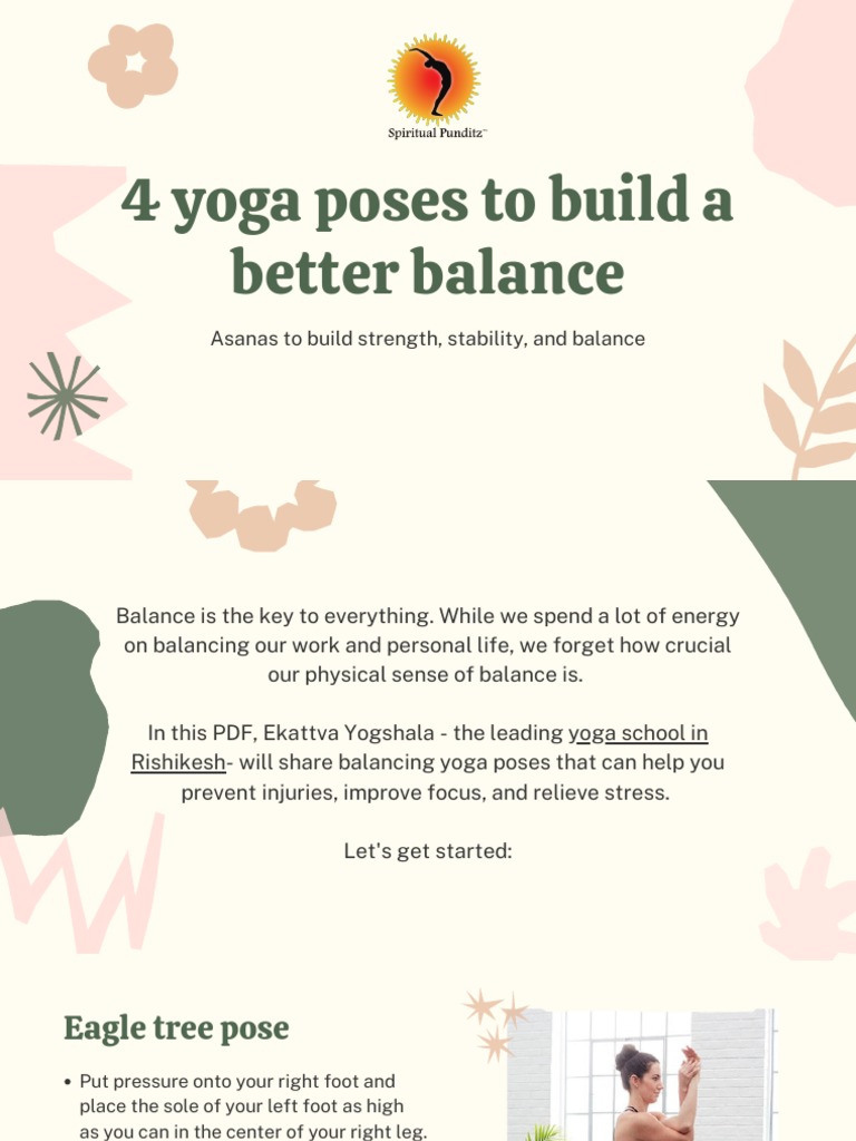 4 Yoga Poses For Beginners To Build A Better Balance | Download Free ...