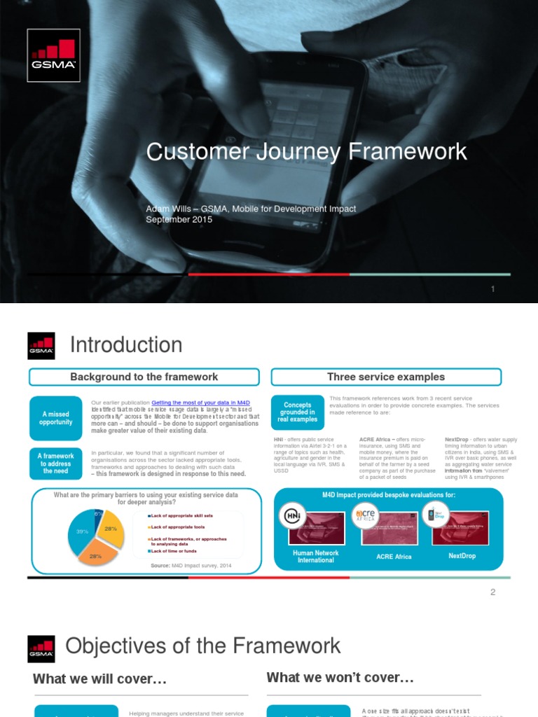 Customer Journey Framework: Adam Wills - GSMA, Mobile For Development ...