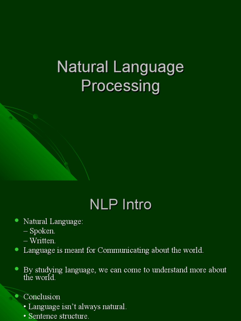 Natural Language Processing | PDF | Parsing | Semantics