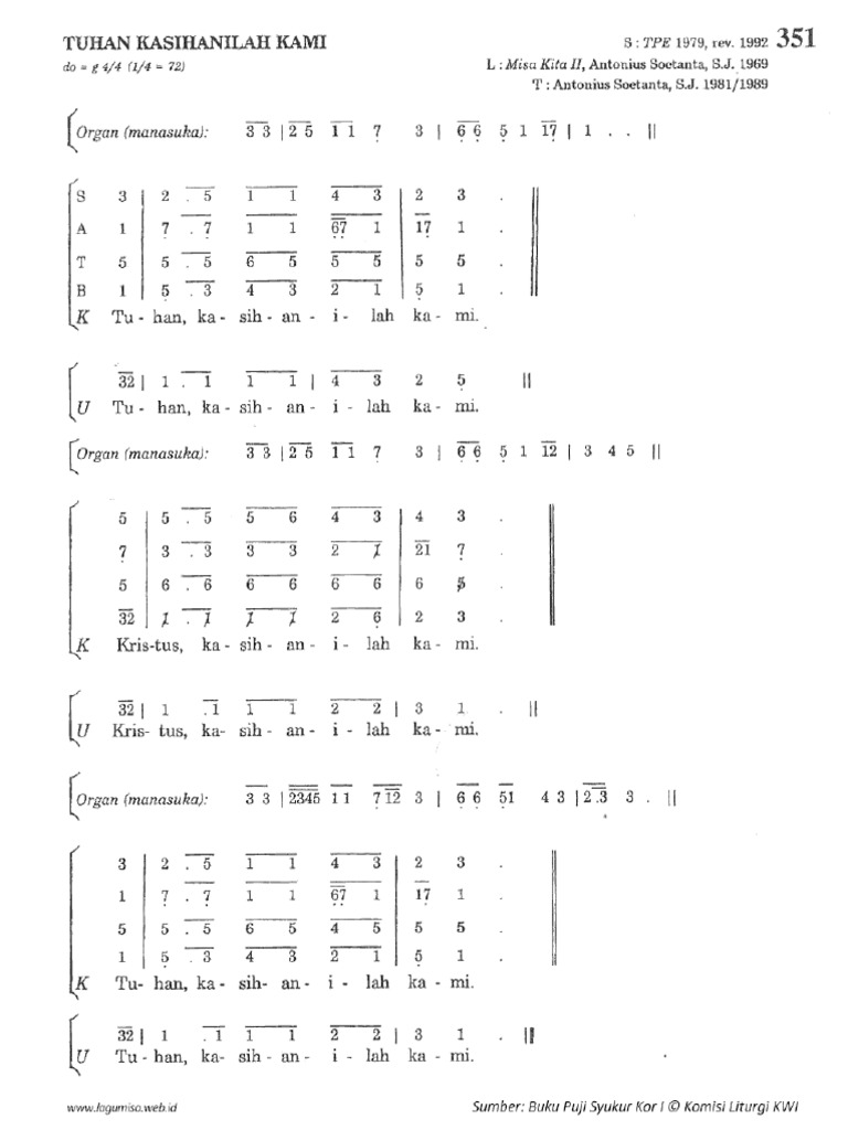 Ordinarium Misa Kita 2 | PDF