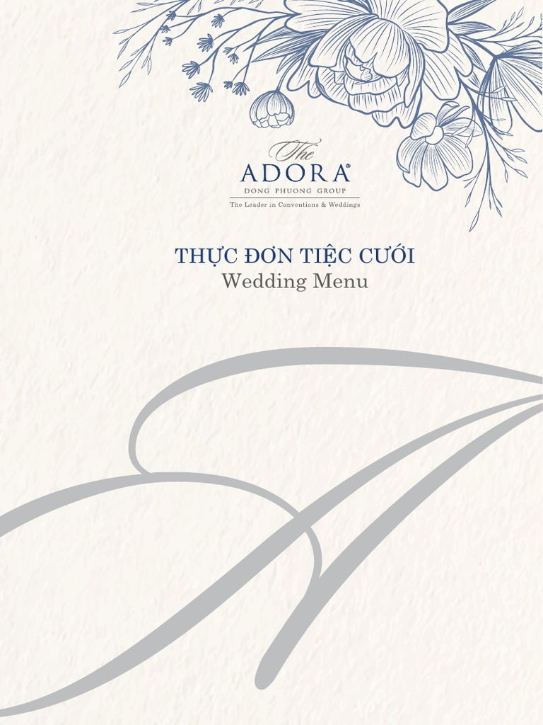 Wedding Menu Options from The ADORA Center | PDF | Thai Cuisine | Soup