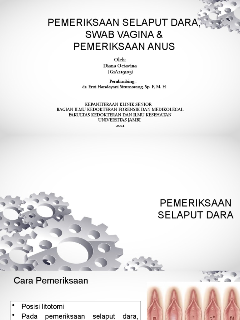 Pemeriksaan Selaput Dara dan Vagina | PDF