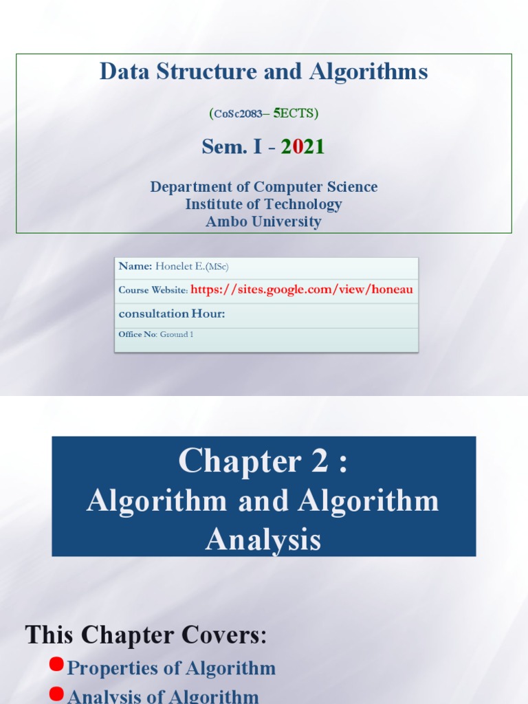 Chapter 2 - Algorithm and Algorithm | PDF | Algorithms | Computing
