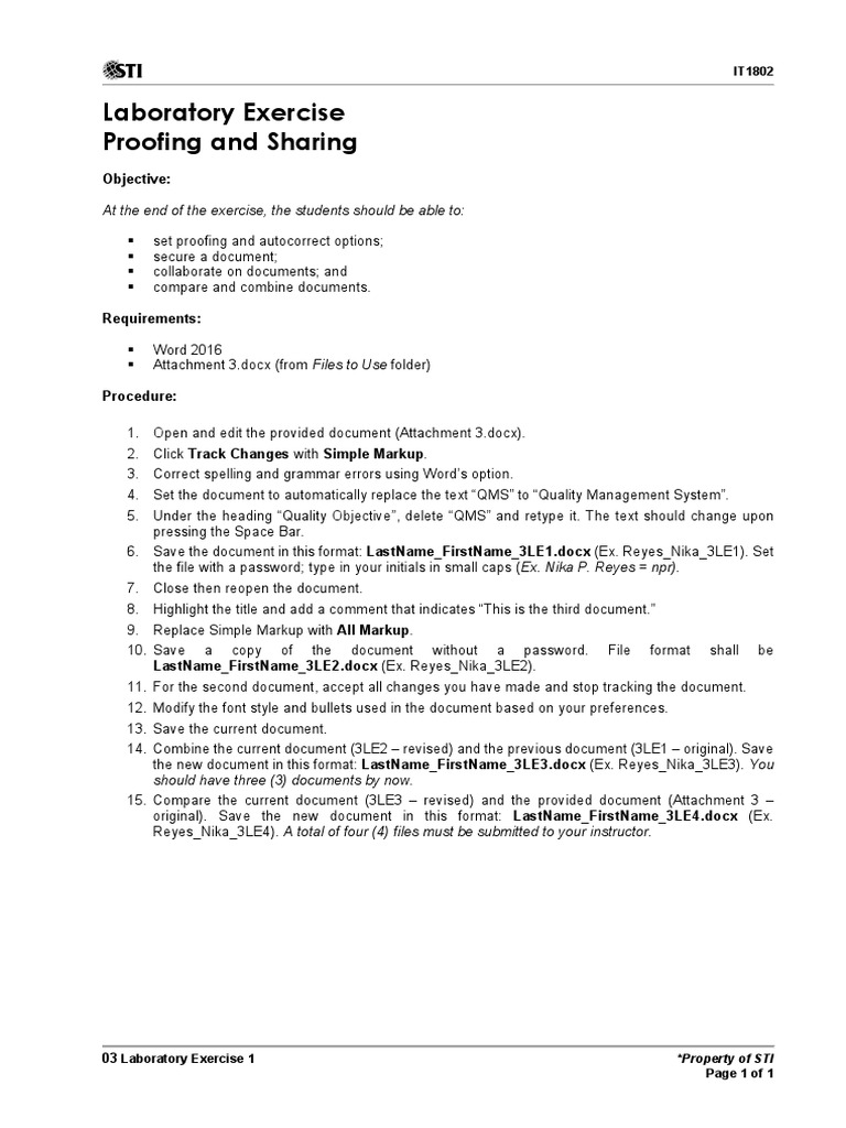 03 Laboratory Exercise 1 | PDF