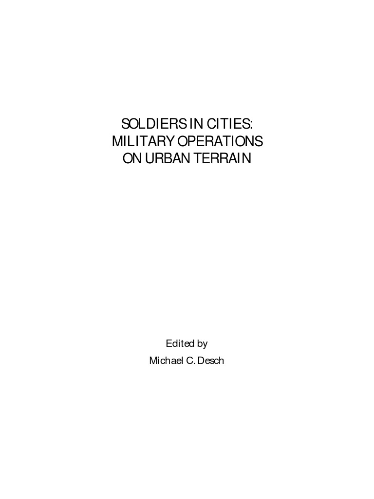 Urban Military Operations Insights | PDF | Urban Warfare | Artillery