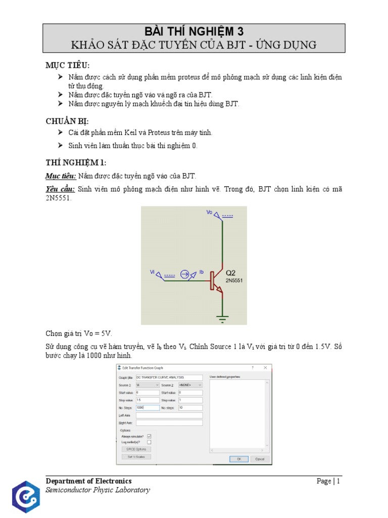 VLBD Lab3-Bjt R | PDF