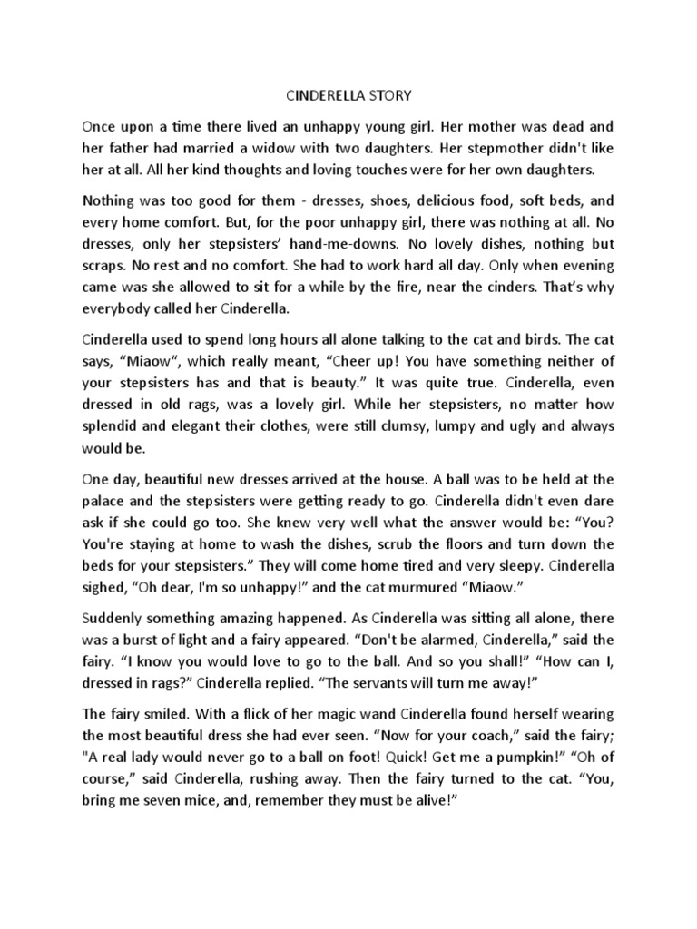 Cinderella Story | PDF | Cinderella