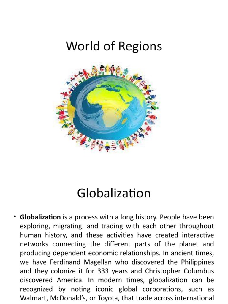 An Analysis of Globalization, Regionalization, and the World's Major ...