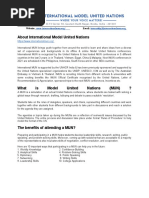 Change The World Academy MUN Simulations 2025-2026 | PDF | United ...