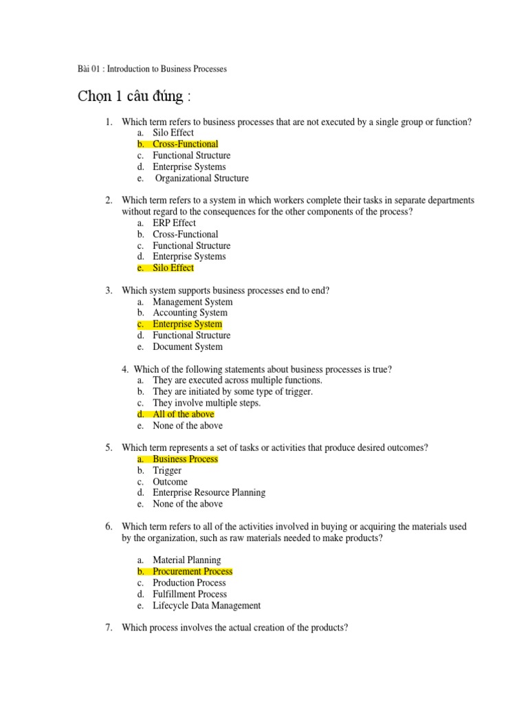 01 - Test Business Processes | PDF | Business Process | Project Management