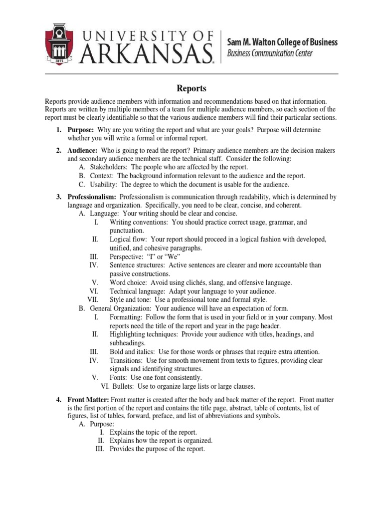 General Rules of Report Writing | Download Free PDF | Book Design ...