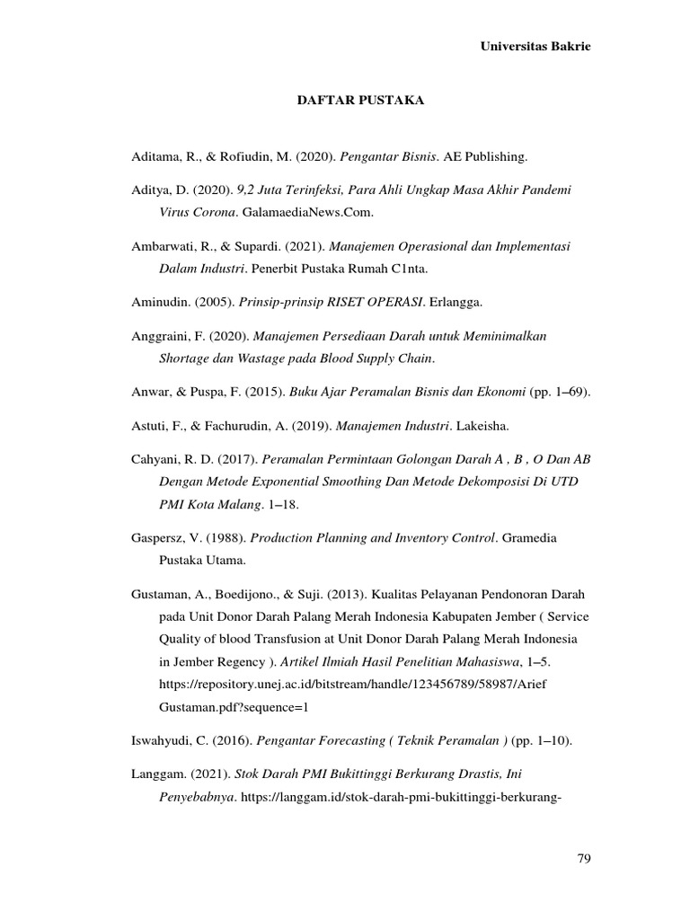 BAB Daftar Pustaka | PDF