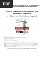 Musculoskeletal Clinical Translation Framework | PDF | Pain | Neuroscience