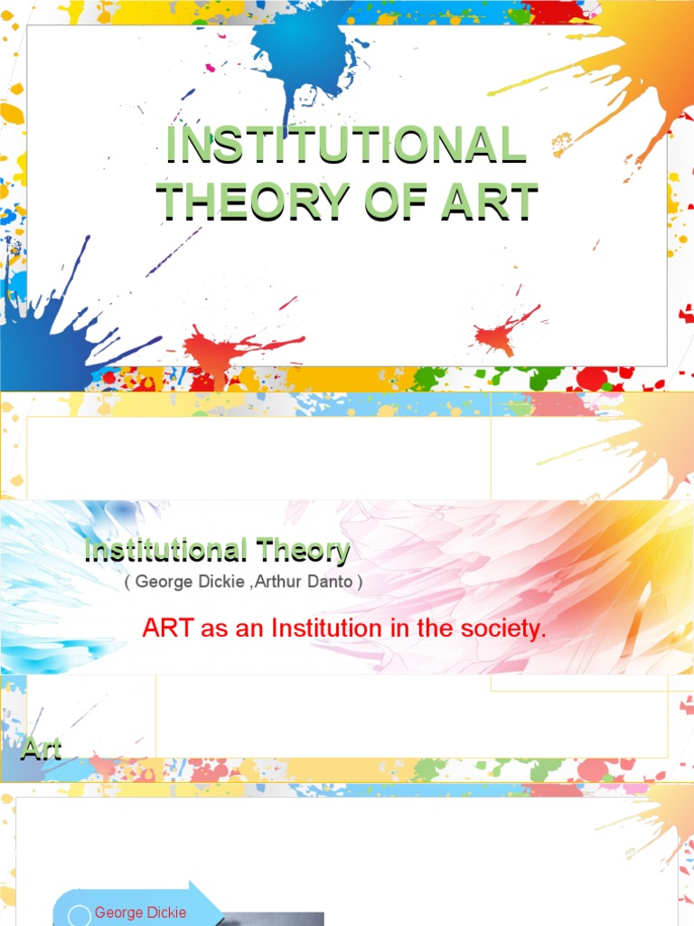 Institutional Theory of Art | PDF | Catholic Church