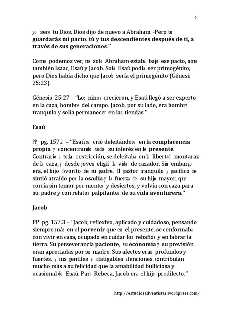 La Primogenitura | PDF | Jacob | Isaac
