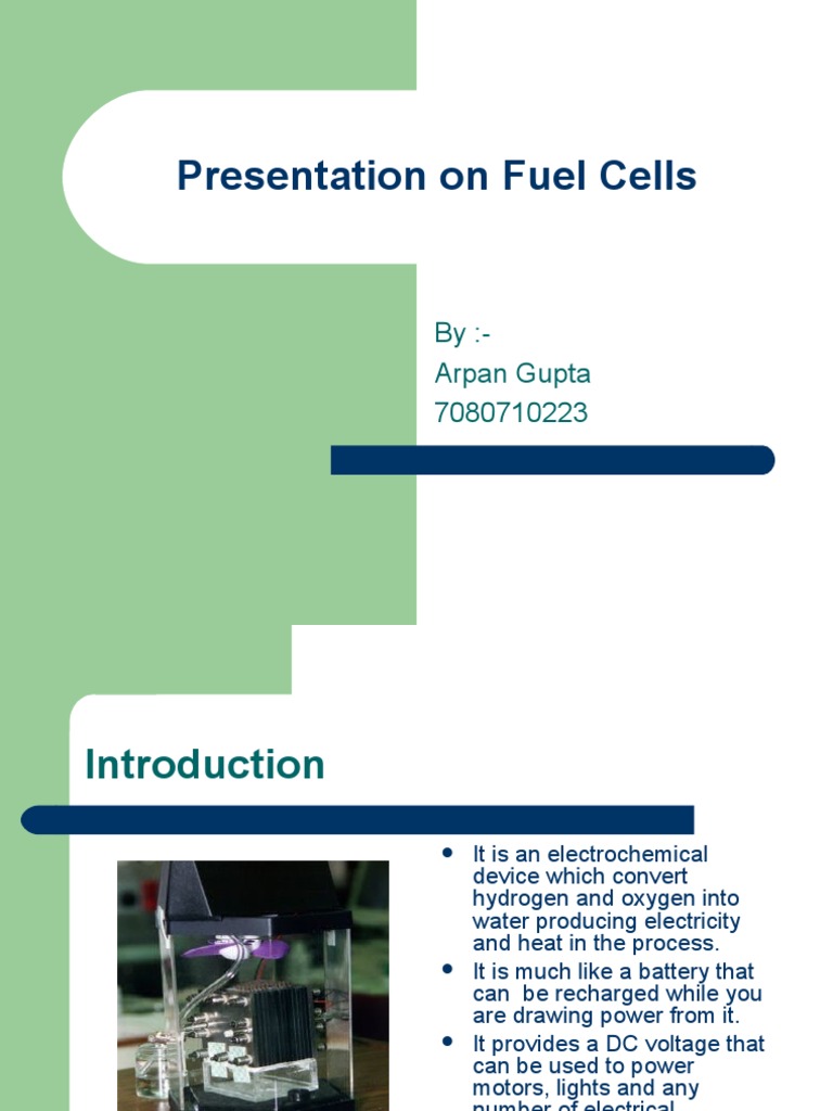 Fuel Cells | PDF | Nature | Fuel Cell