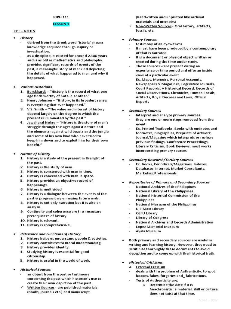 Riph - Prelim Reviewer | PDF | Philippines