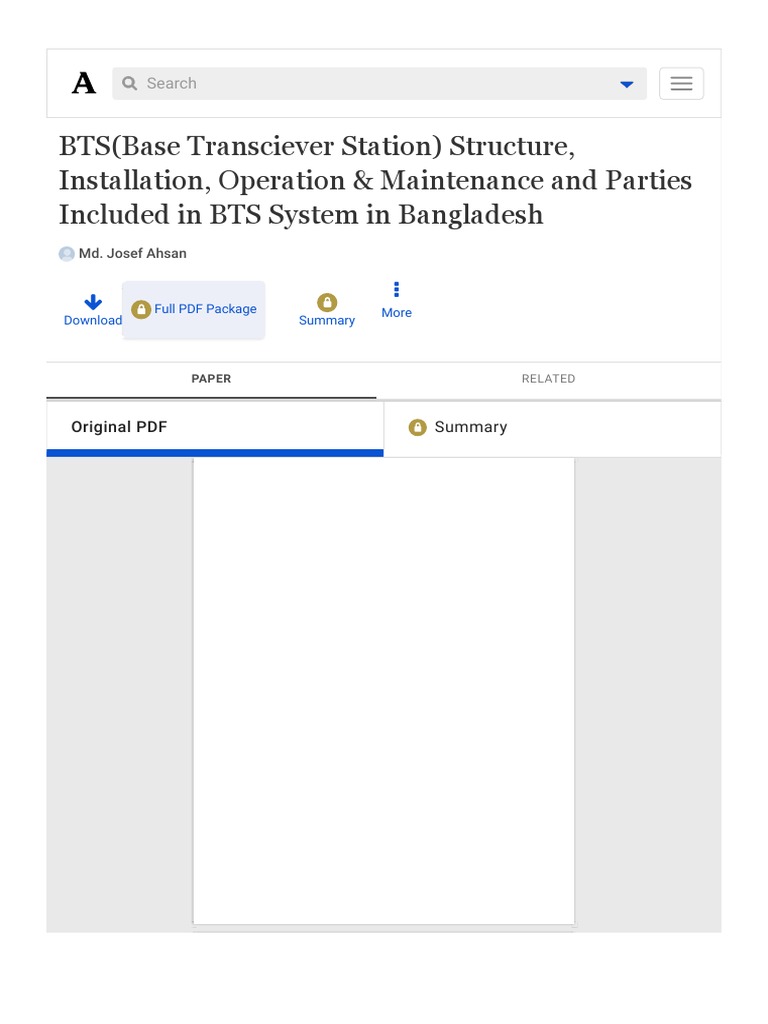 BTS (Base Transciever Station) Structure, Installation, Operation ...