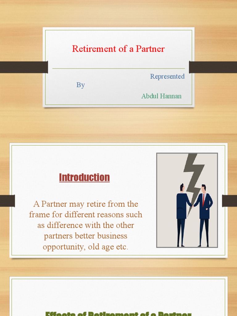 Retirement of Partner PPT 13.01.21 A.hannan Accountacy | PDF | Goodwill ...